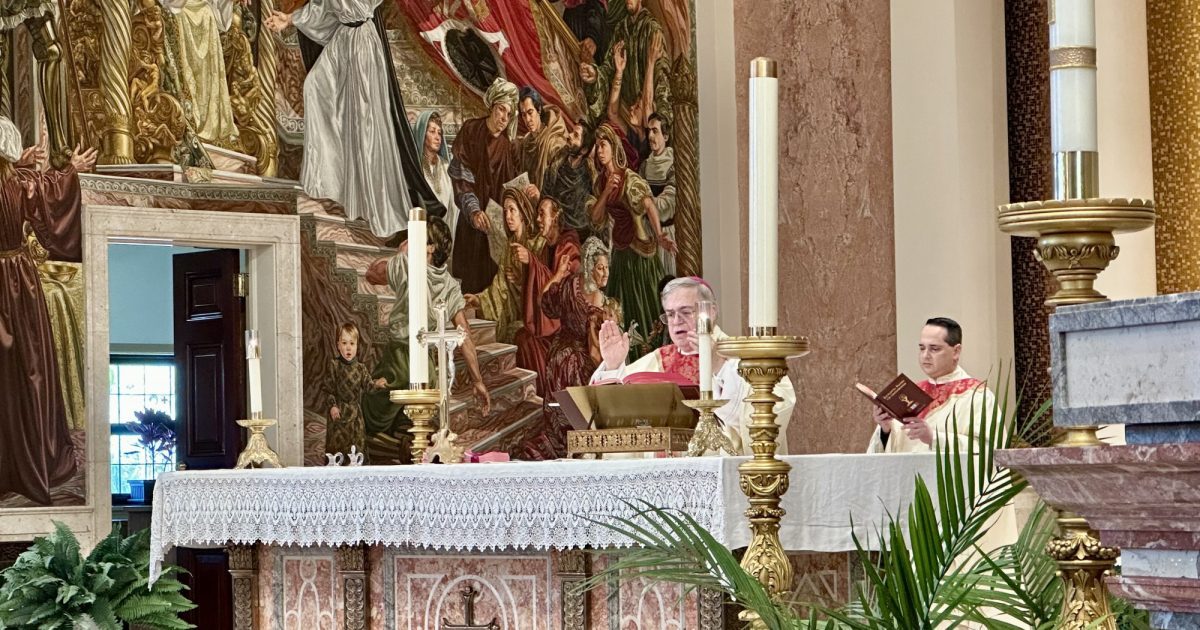 Bishop Celebrates Mass to Pray for the Conclave- AD Today