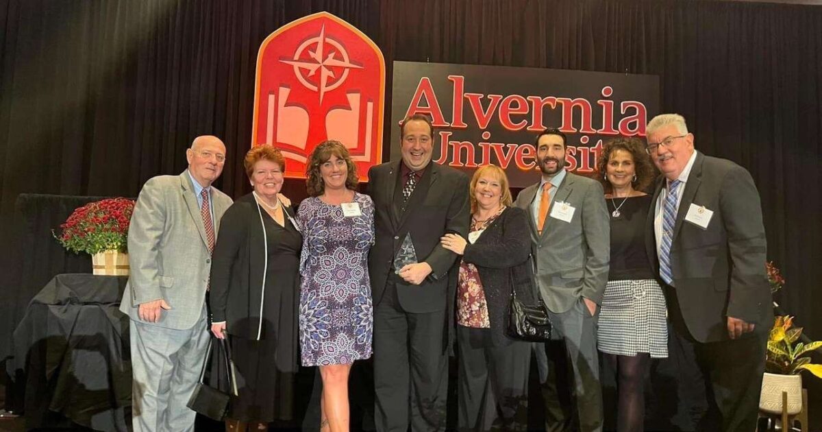 Holy Guardian Angels Teacher Receives Alumni Award from Alvernia - AD Today